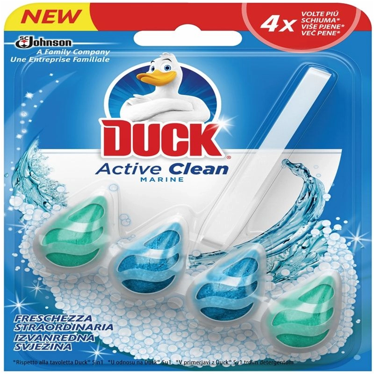 DUCK OSVEŽIVAČ WC ŠOLJE ACTIVE CLEAN MARINE 1KOM za samo 146,00 RSD ...